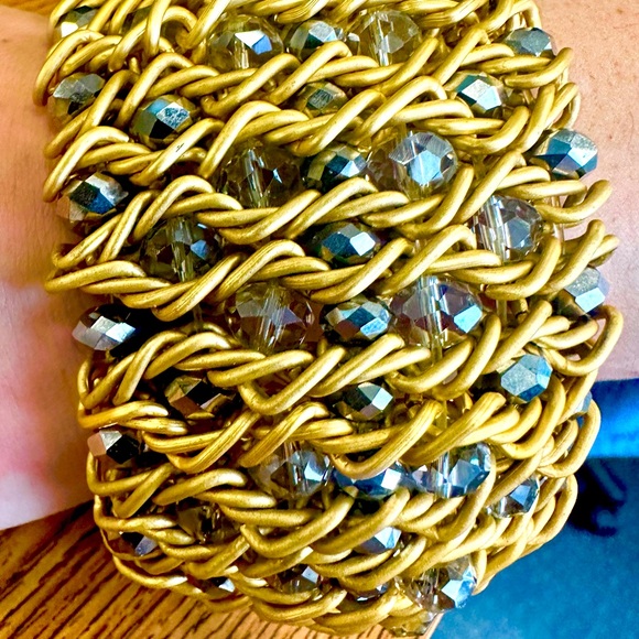Joan Rivers | Jewelry | Joan Rivers Gold Colored Statement Bracelet ...